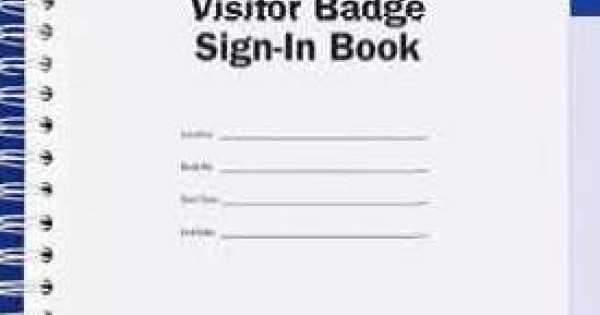 Stock Visitor Label Registry Books