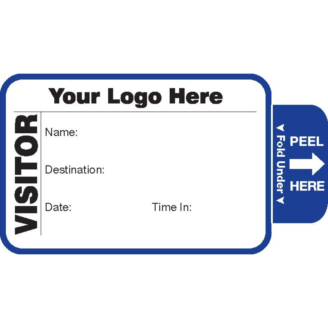 802 - Expiring Visitor Label Badges Book