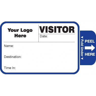 750 - Visitor Label Badges Book