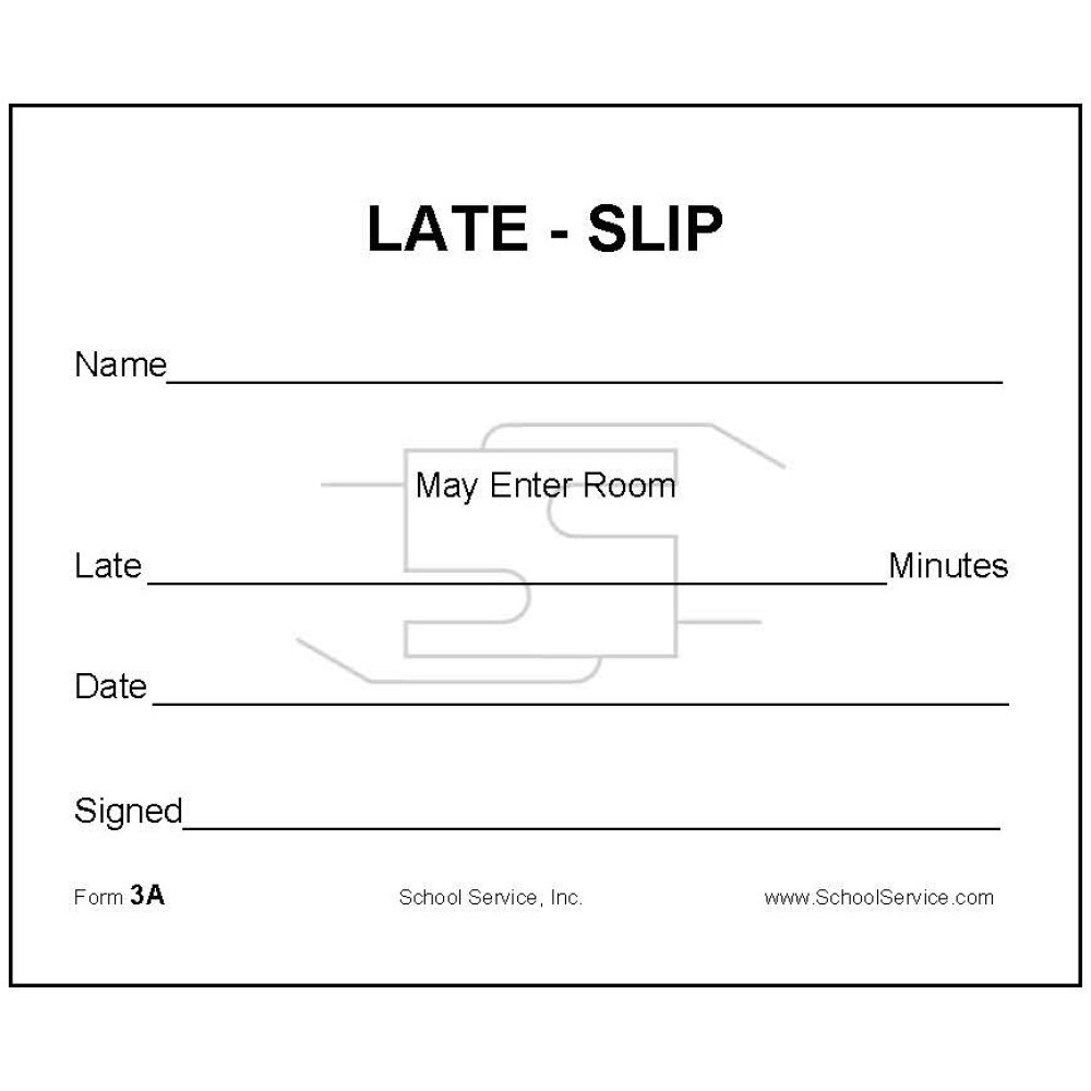 3A - Late Slip