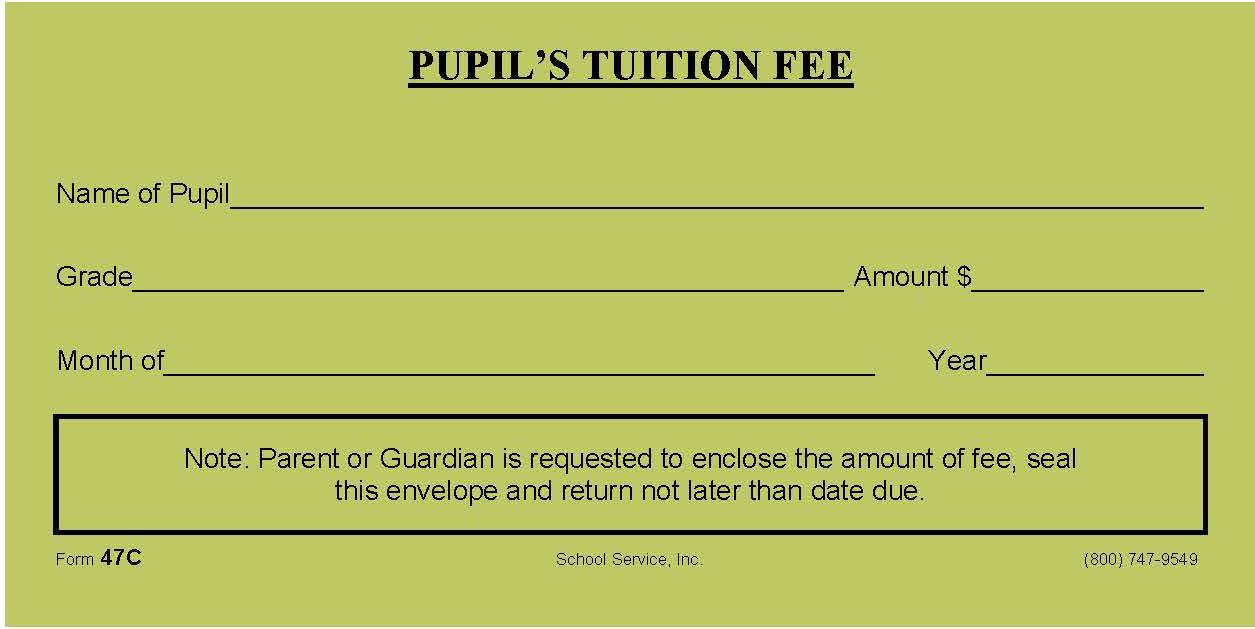 tuition fee request form
