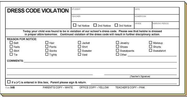54B - Dress Code Violation