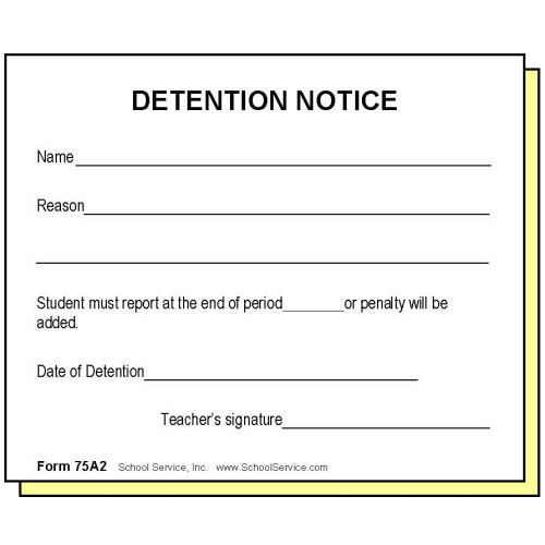 Detention & Demerit