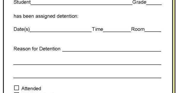 75B2 - Two-Part Detention Slip
