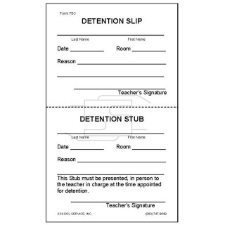 detention slips printable free