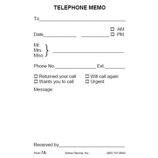 memo call