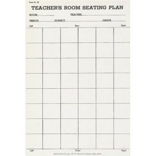 teacher seating plan