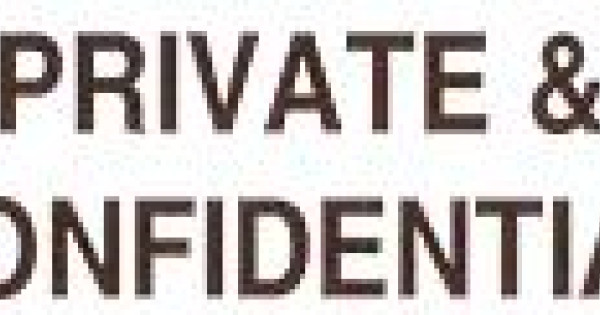 AS81 - Large Private & Confidential Stamp