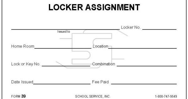 39 - Locker Assignment